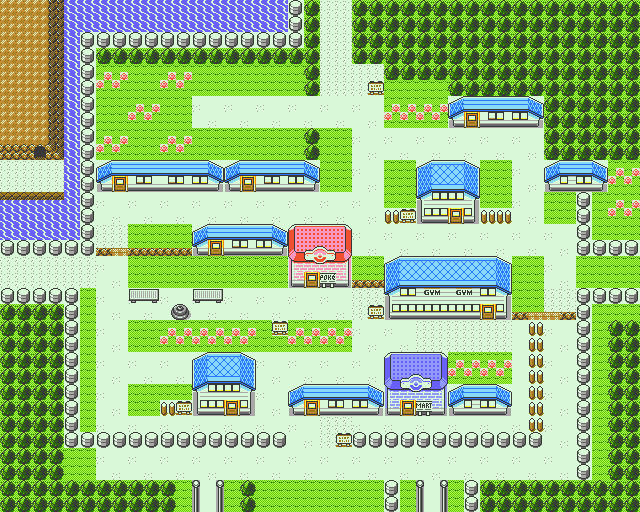 Cerulean City - Pokémon, Items & Trainers | Polished Crystal Location ...