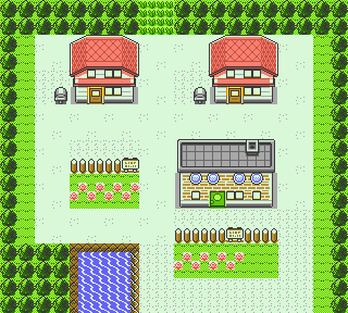 Pallet Town - Pokémon, Items & Trainers | Polished Crystal Location ...