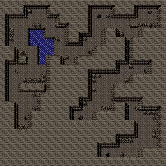 Quiet Cave B1F - Pokémon, Items & Trainers | Polished Crystal Location ...