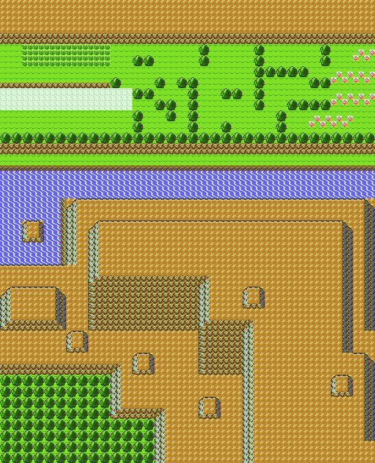 Route 25 - Pokémon, Items & Trainers | Polished Crystal Location ...