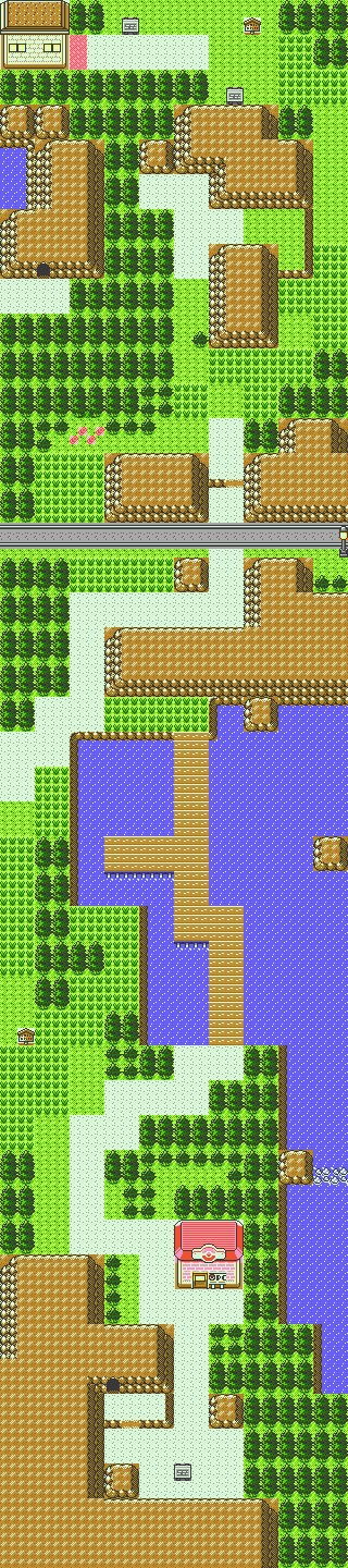 Route 32 - Pokémon, Items & Trainers | Polished Crystal Location ...
