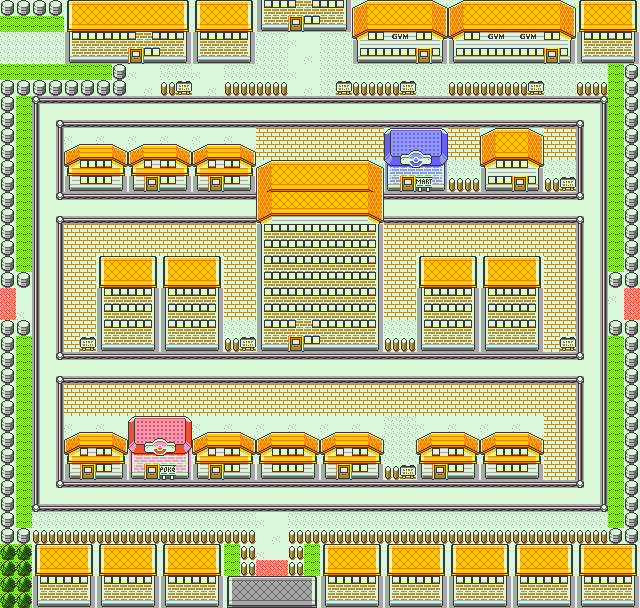 Saffron City - Pokémon, Items & Trainers | Polished Crystal Location ...