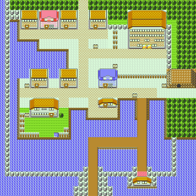 Vermilion City - Pokémon, Items & Trainers | Polished Crystal Location ...